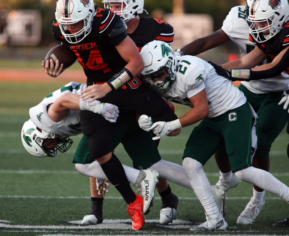 Prep football: Ogden sticks with effort, pulls away to defeat ...